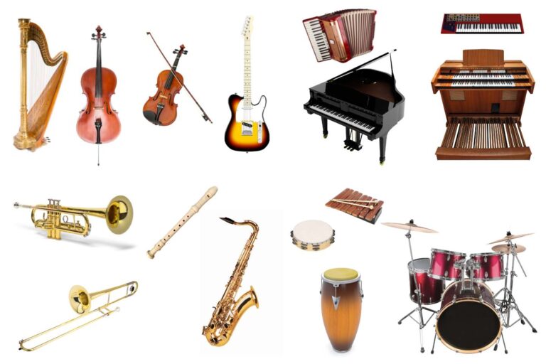 Quais são os 4 Tipos de Instrumentos Musicais?