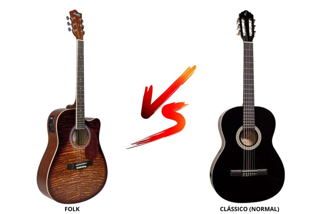 Violão Folk vs. Violão Clássico: Tudo o que Você Precisa Saber